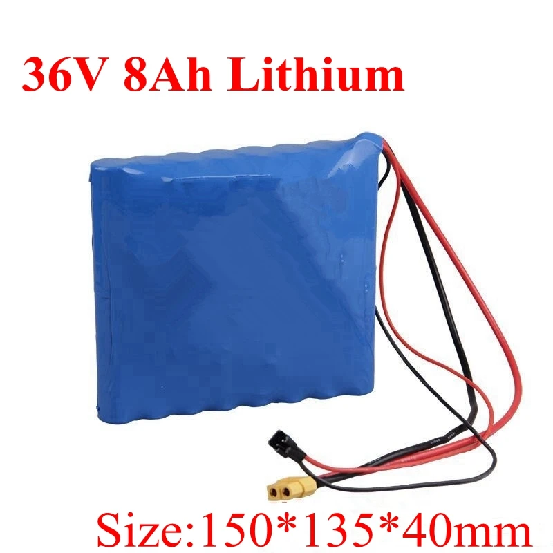 Lithium Battery 36V 8Ah 10S3P 18650 Li-ion Battery Pack 36v for ...