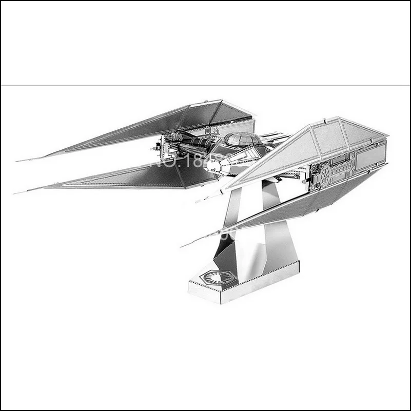 Звездные войны 3D металлический пазл R2D2 X Wing Millennium Fighter ...