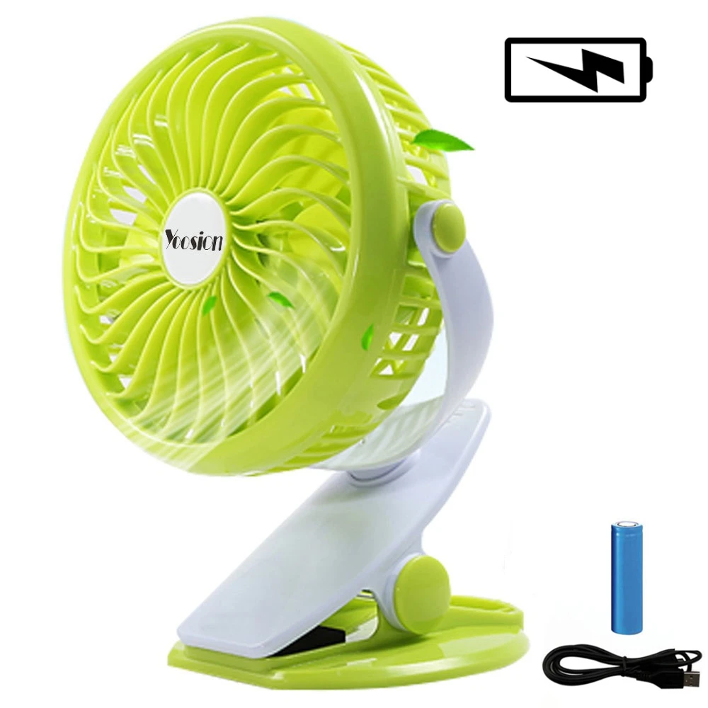 Yoosion USB Fan Silent 4 Blades Desk fan Mini Portable Air Cooling ...