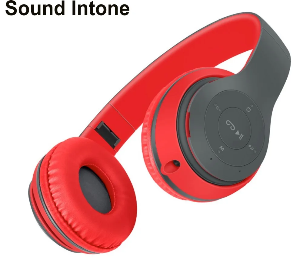 Sound Intone P5 Wireless Bluetooth headset Low Bass Stereo Headphones ...