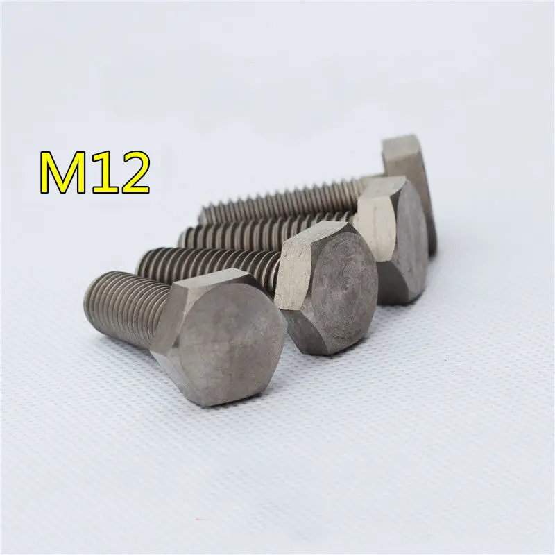 M12 TA2ไทเทเนียมสกรูหกเหลี่ยมซ็อกเก็ตสกรูน็อตไทเทเนียมบริสุทธิ์M12x20 ...
