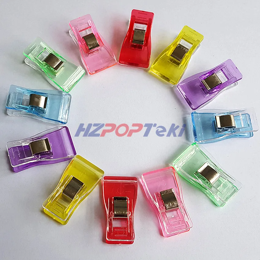 Plastic 3.3x1.8cm Cloth Bordure Tidy Grocery Products Package Grip ...