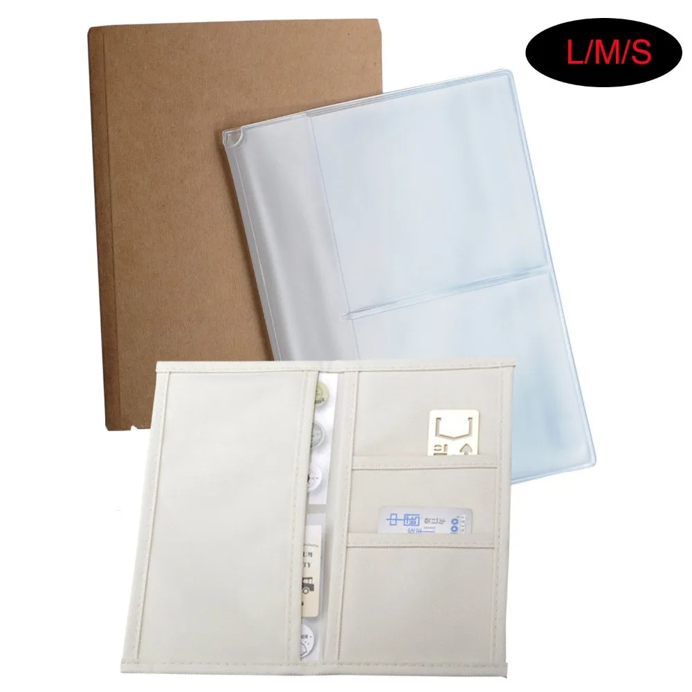 Oxford Kraft Plastic PVC Clear Standard Travelers Notebook Refills ...