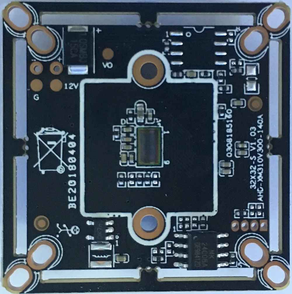 Diske 1.0MP AHD Camera Board CCTV Camera Module 1/4'' image Sensor 140A ...