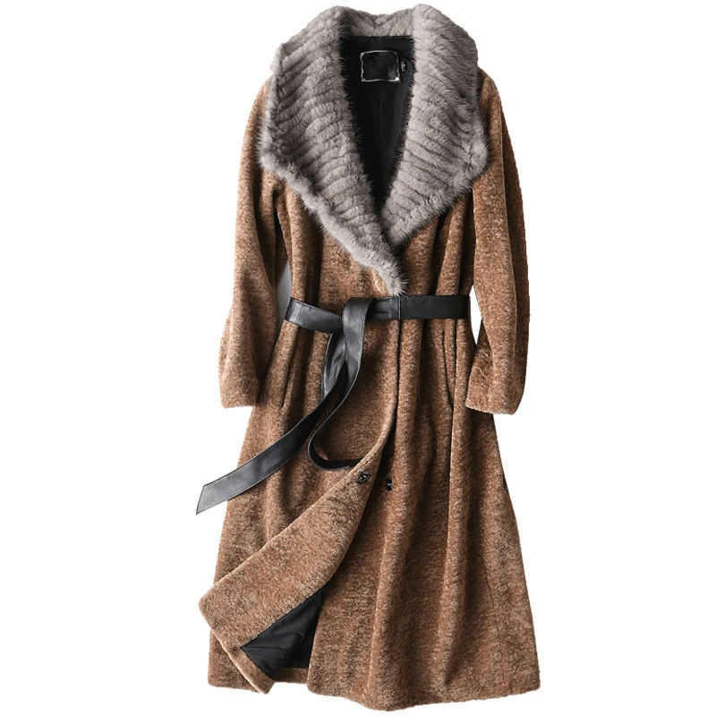 YOLANFAIRY automne hiver veste femmes Top qualité manteau de fourrure d ...