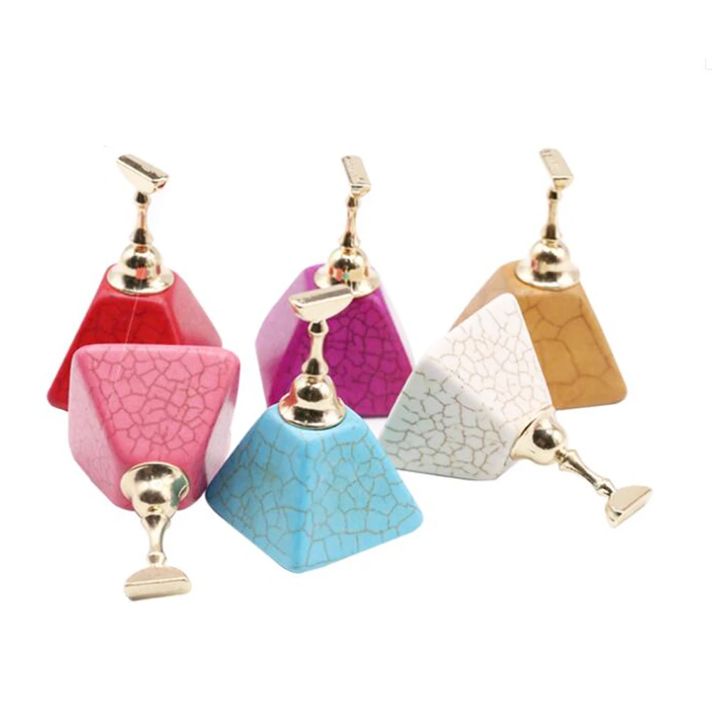 False Nail Tips Display Stand Holder Crack Stone Magnetic Nail Art ...