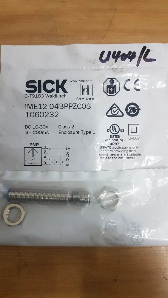 Sick Schick Proximity Switch Detect Distance 4mm Sensor Ime12-04bppzcos 1060232 - Switches ...