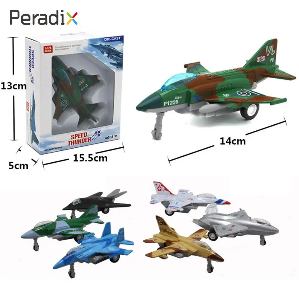 Plane Model Military Fighter Toy DIY Alloy Fighter Interesting ...