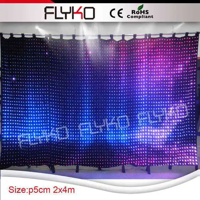 Aliexpress.com : Buy 2x4m hot size customized led backdrop P5 video ...
