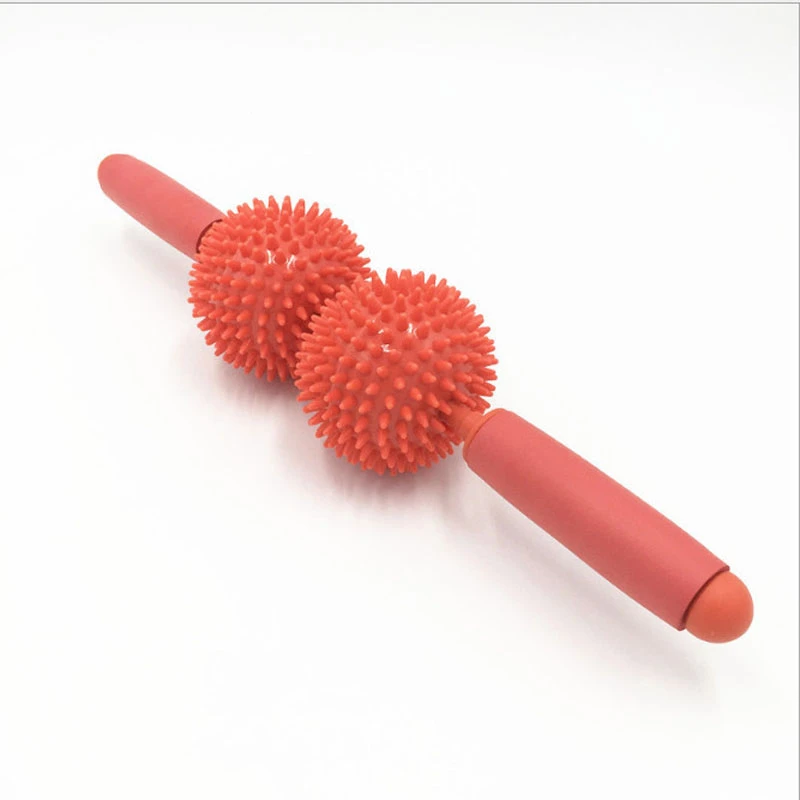 Two-ball Spiked Ball Body Massager Muscle Fitness Exercise Soothing ...