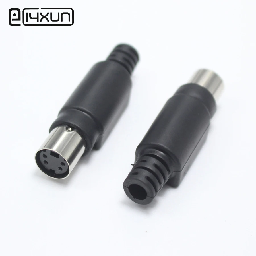 1pcs PLC 4P Female Plug jack Connector Copper MD5 S Terminal 4 Pin ...
