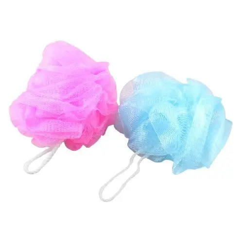 2 Pcs Mesh Soft Bath ball Sponge flower Body Pouf Shower Sponge ...
