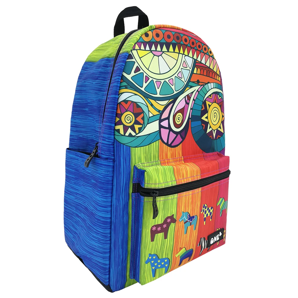 ONE2 Design 21L Fashion European Style flower women printing backpack ...