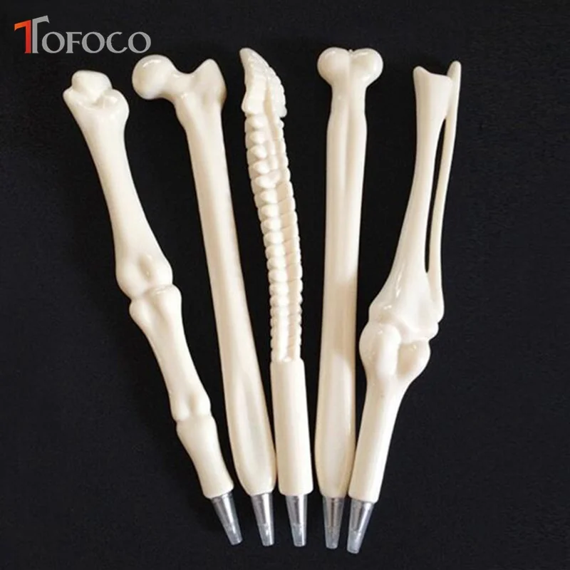 Купить Tofoco 5 шт./компл. 0.7 мм Новинка Реалистичная Bones шариковая ...
