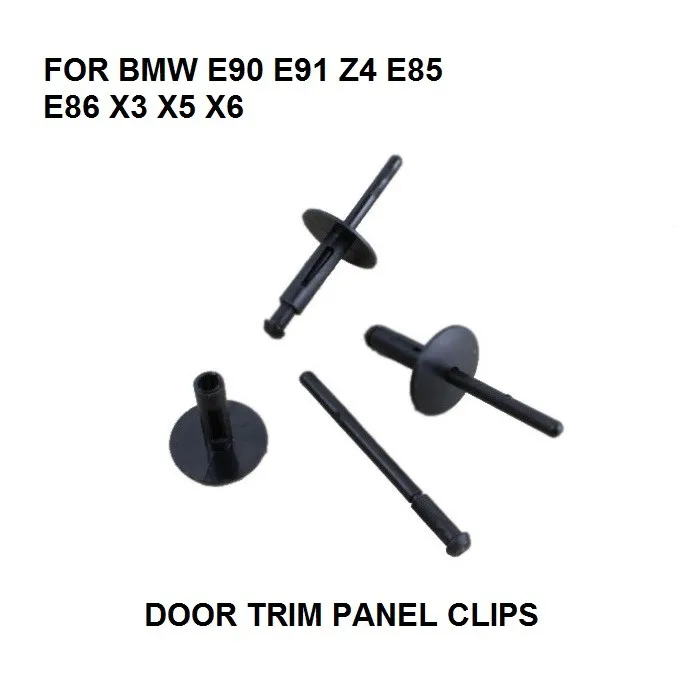 FOR BMW E90 E91 Z4 E85 E86 X3 X5 X6 BUMPER SKIRT SILL RIVET CLIPS x10 ...