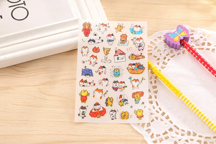Cat PVC Stickers