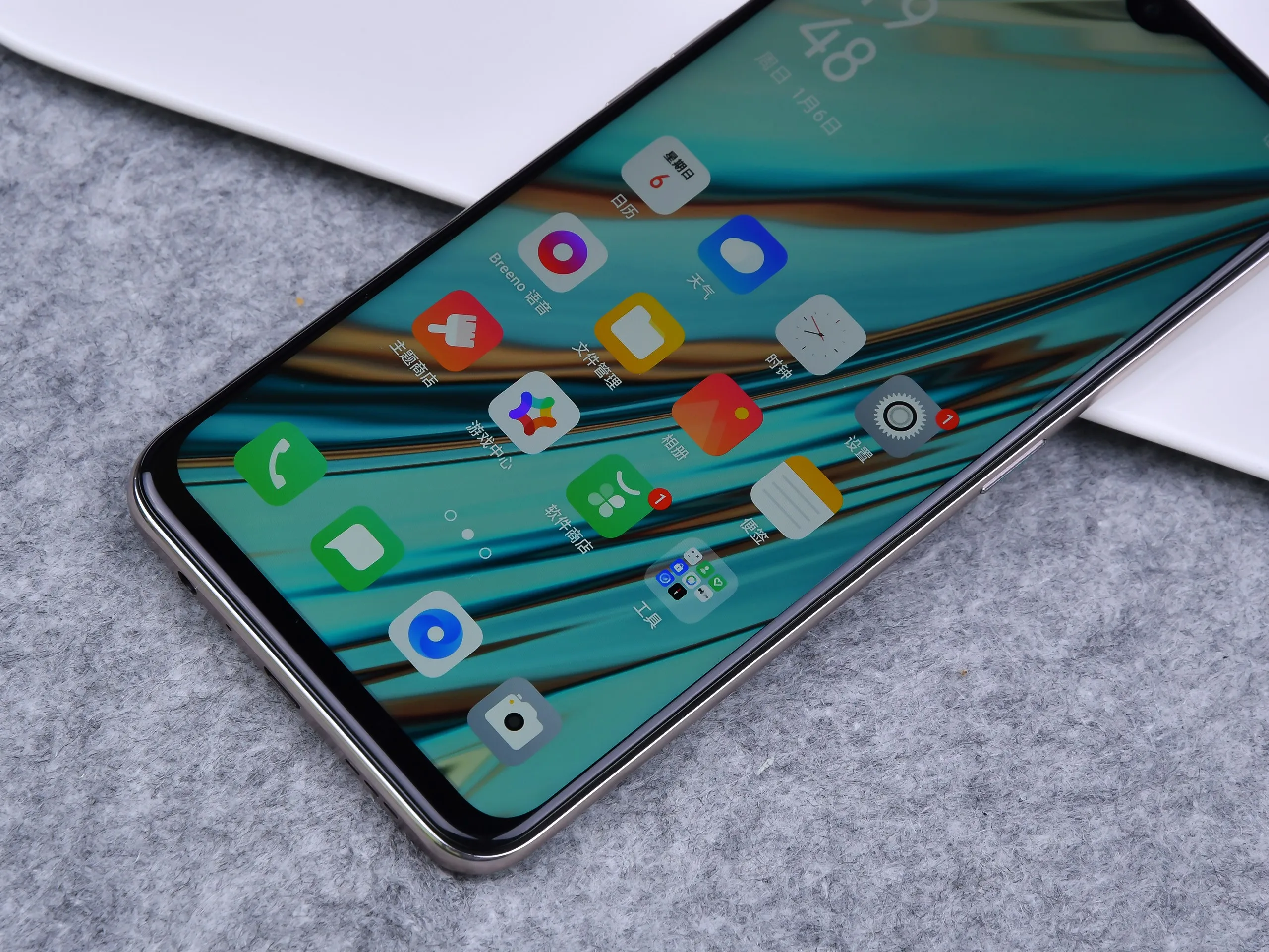 OPPO A9 4G LTE мобильный телефон Helio P70 Android 9,0 6,5" Капля воды ...