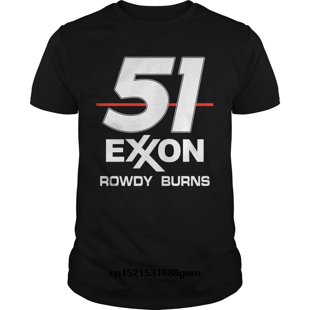 길탄 재밌는 티셔츠 rowdy burns thunder 51 exxon tshirt men tee|티셔츠| - AliExpress