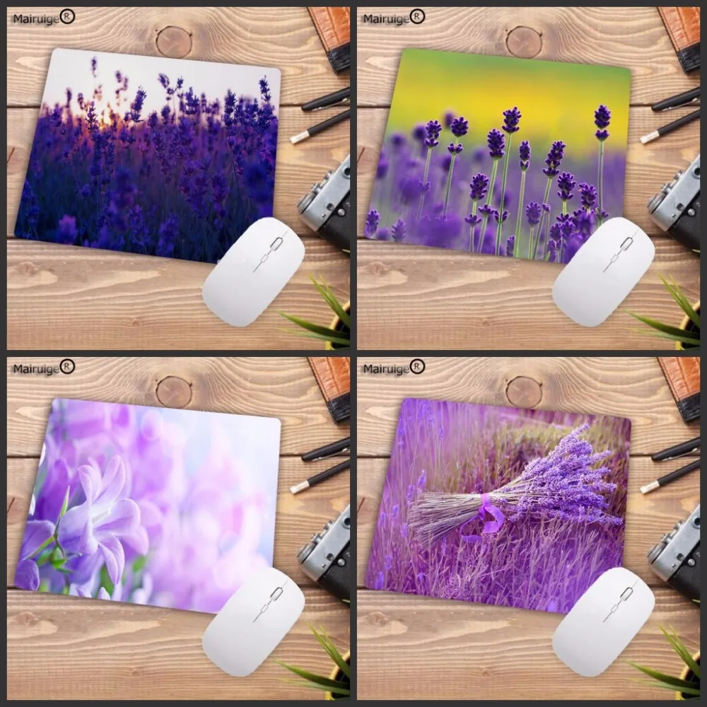 Mairuige novos projetos lavanda flores escritório ratos gamer macio ...