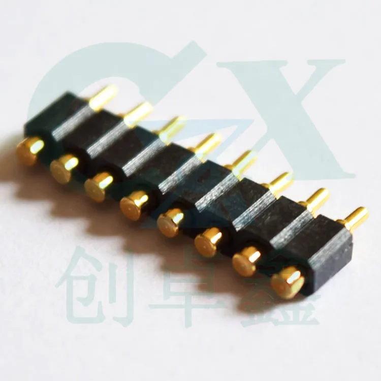 SMT male 8pin precision pogo pin connector spring loaded - buy at the ...