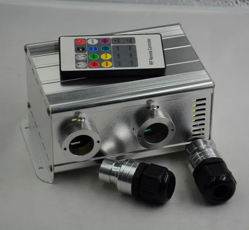 7W*2 holes LED RGB light engine with twinkle and shooting star wheels ...