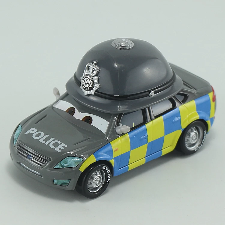 Disney Pixar Cars Gray British Royal Police Genuine Car Alloy Model Boy ...