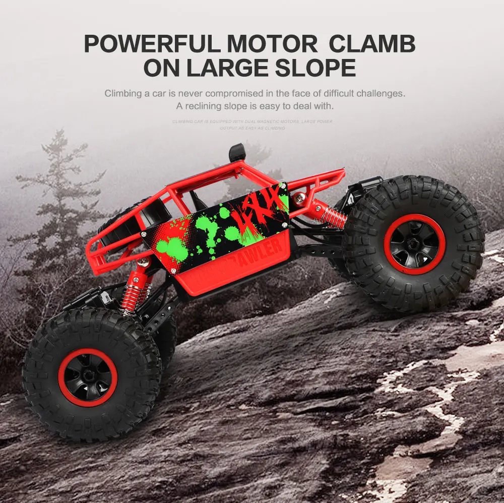 RC Car 4WD 2.4G 4X4 RC Driving Drift Rock Crawler Car Double Motors ...