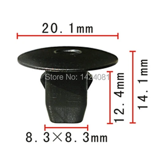 100x Nylon for Honda for Accord Fender Apron Grommet Clip Tapping Screw ...