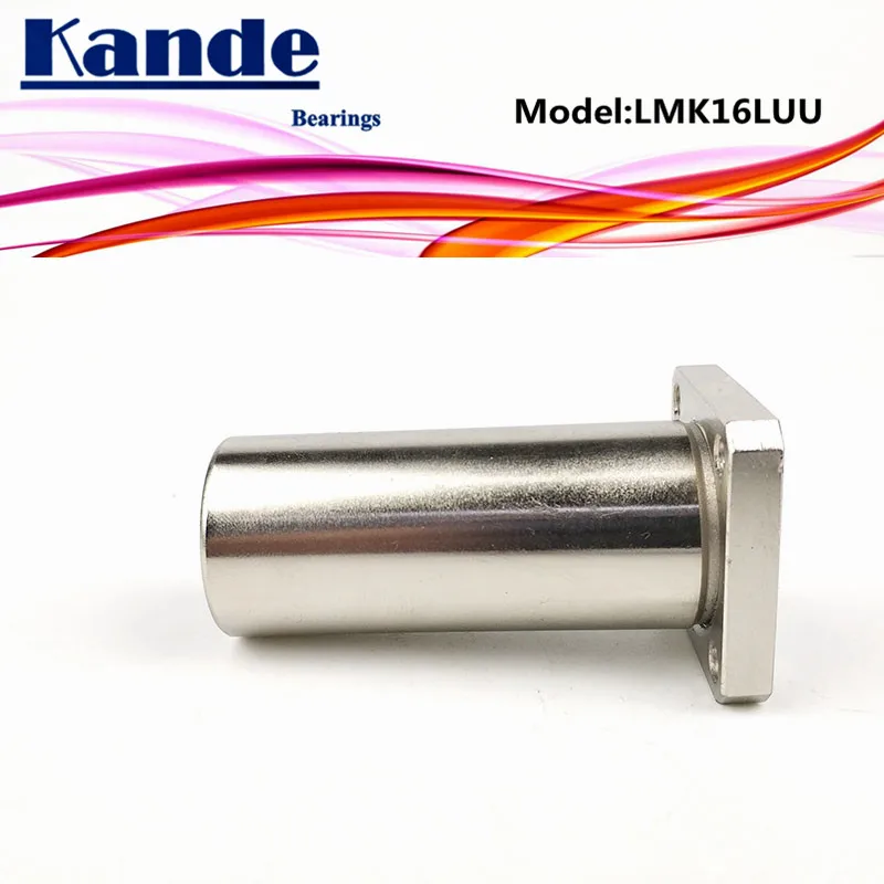 Kande-Bearings-LMK16L-LMK16LUU-2pcs-LMK16LUU-LMK16L-UU-Extended-Square ...