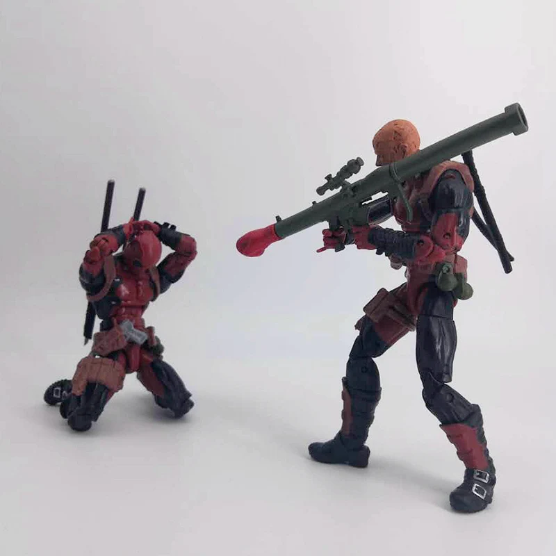 Deadpool Marvel Legends 20 Joints Movable Deadpool Action Figure Set ...