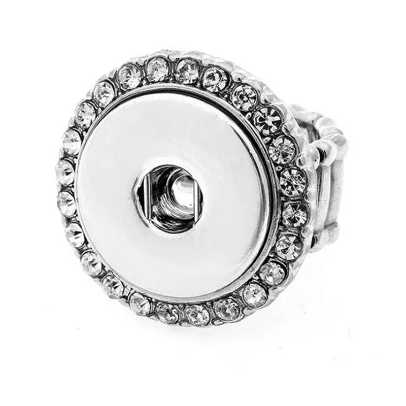 High Quality Round Adjustable 18mm Snap Button Rings Fit 18mm Snap ...