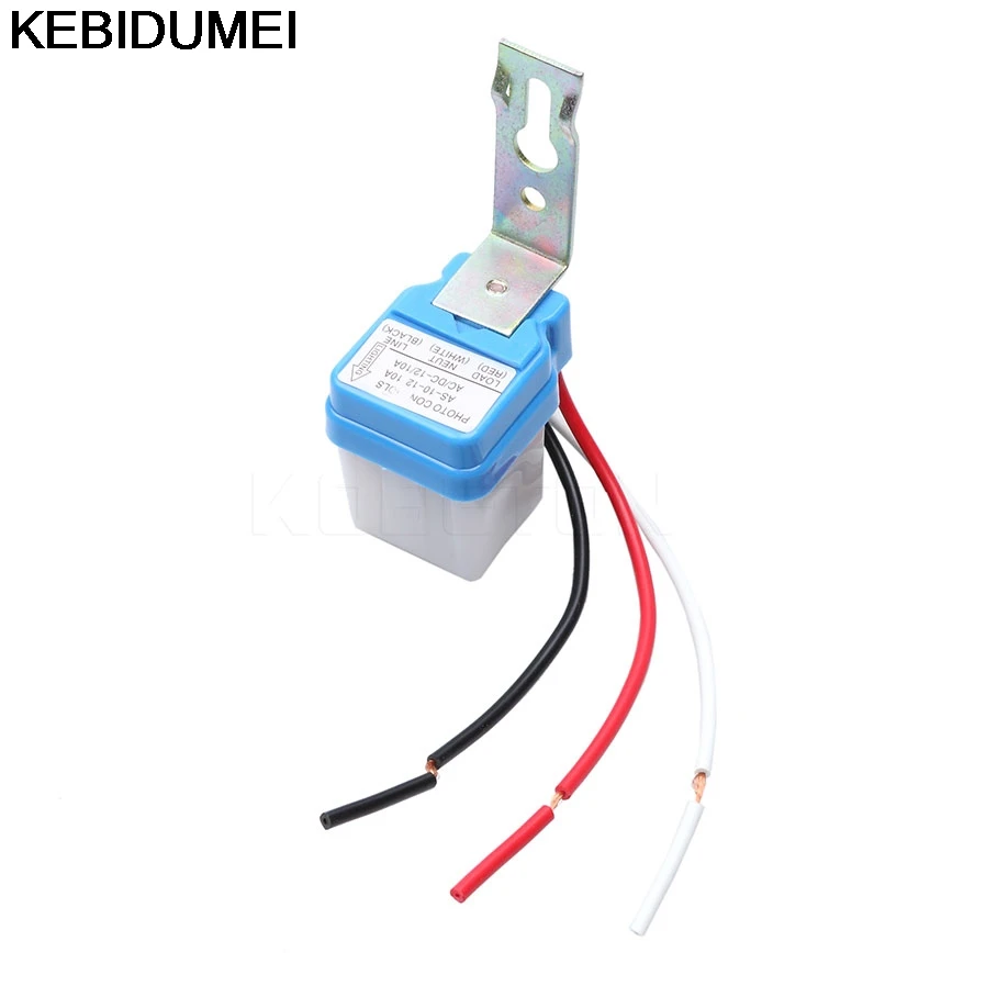 Auto On Off Photocell Street Light Switch AC DC 12V 24V 110V 220V ...