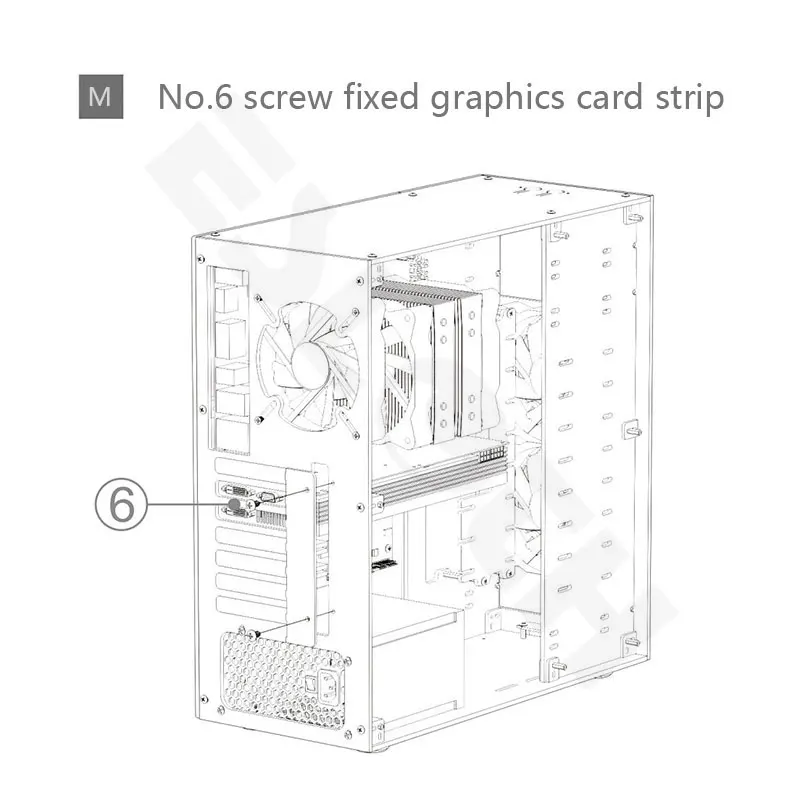 2018 Newest Desktops Acrylic All Transparent Vertical Micro/ATX ...