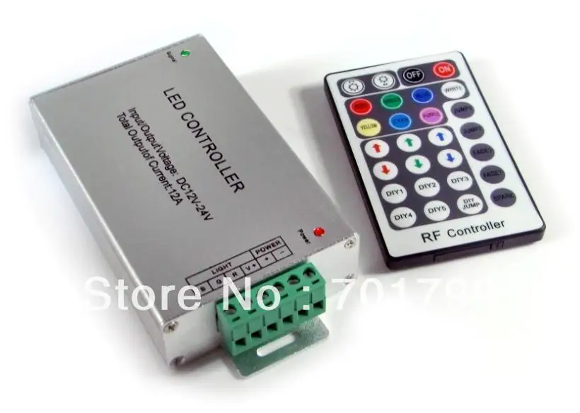 RF-28-Key-LED-RGB-controller-Aluminum-DC12-24V-input-max-4A-3channel ...