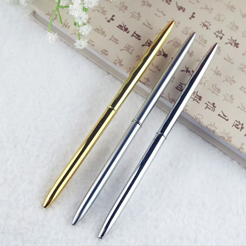 New Arrival Stainless Steel Rod Rotating Metal Ballpoint Pen Commercial ...