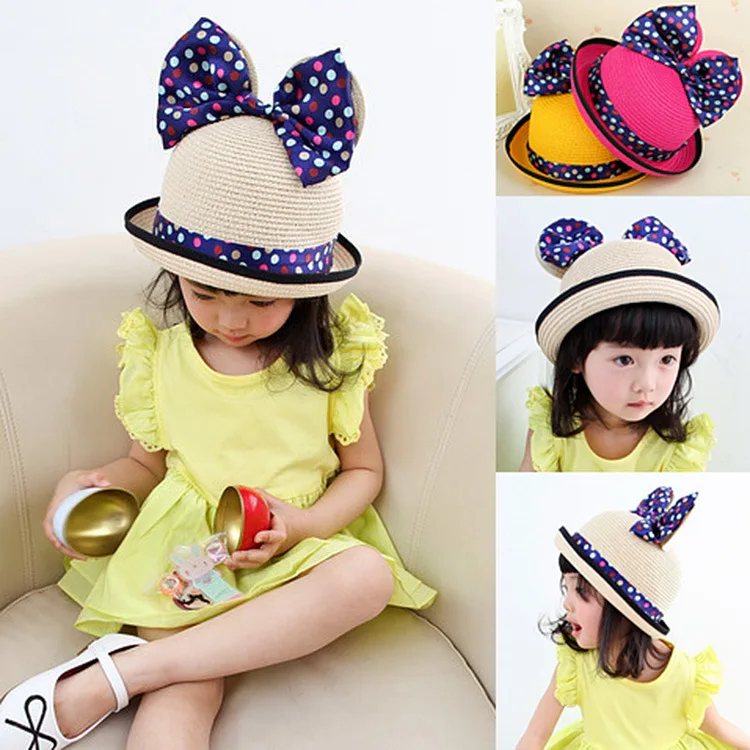 Chapéu infantil fofo, moda infantil, chapéu de verão para meninas ...