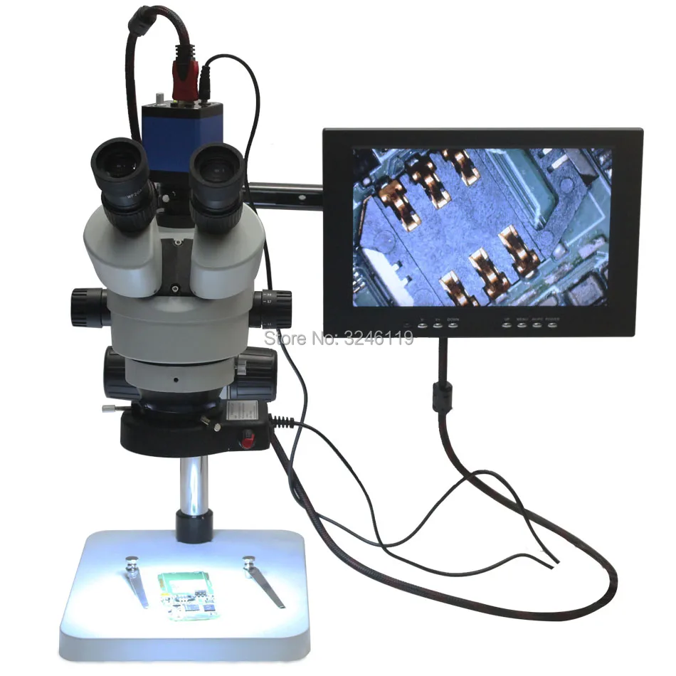 Full Hd 1080p 2.0mp Hdmi Usb Camera With Trinocular Stereo Microscope ...