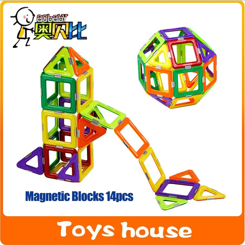 14pcs Magnetic Building Blocks Magnetic Toys Magnet Blocks Toys 14pcs-magnetic-building-blocks-magnetic-toys-magnet-blocks-toys