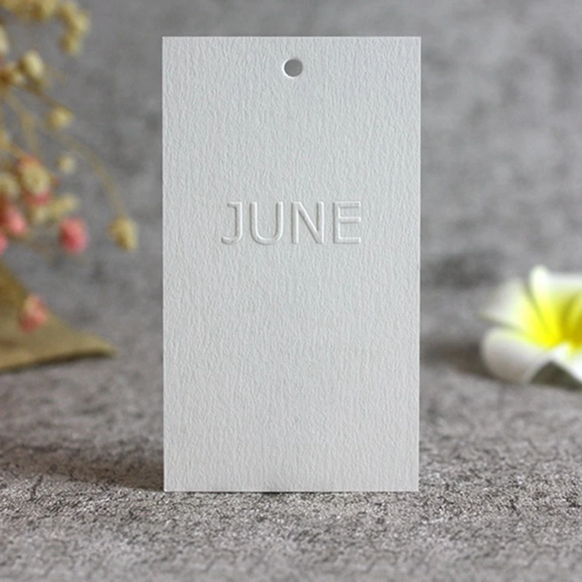 300gsm Special paper textured card custom clothing label paper hang tag ...