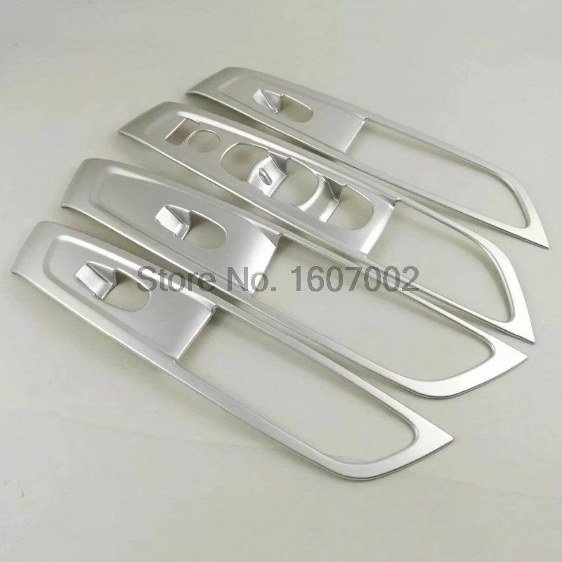 For Renault Koleos 2016 2017 Abs Chrome Stainless Steel Carbon Fiber ...