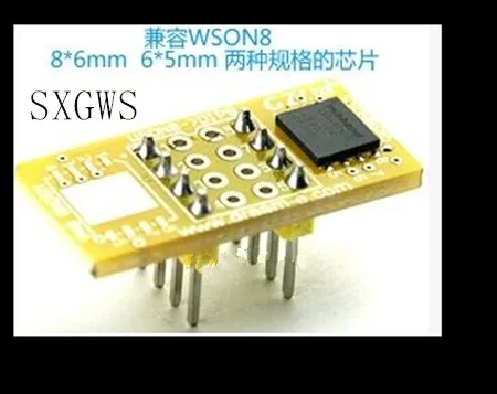 Adaptador de programador QFN8 a DIP8, adaptador WSON8 DFN8 MLF8 a ...