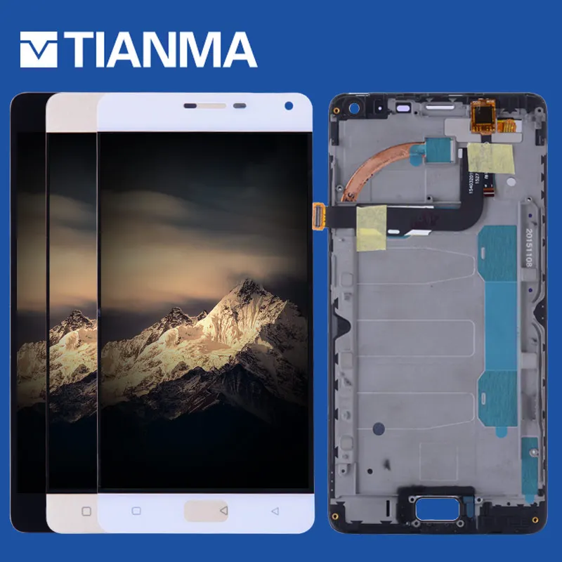 Tested 1920x1080 5.5'' TFT LCD For Lenovo Vibe P1 LCD Display Touch ...