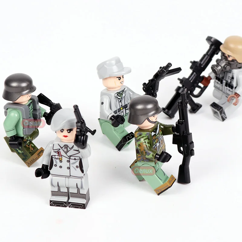 Oenux New 8PCS World War 2 German Special Forces Soldier Military ...