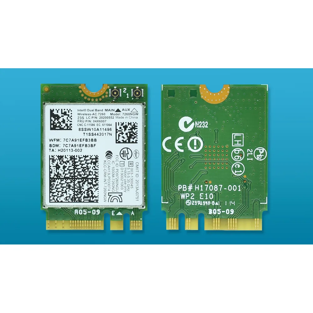Brand new for Intel 7260NGW 7260ac 7260 ac 2.4/5G BT4.0 FRU 04X6007 For ...