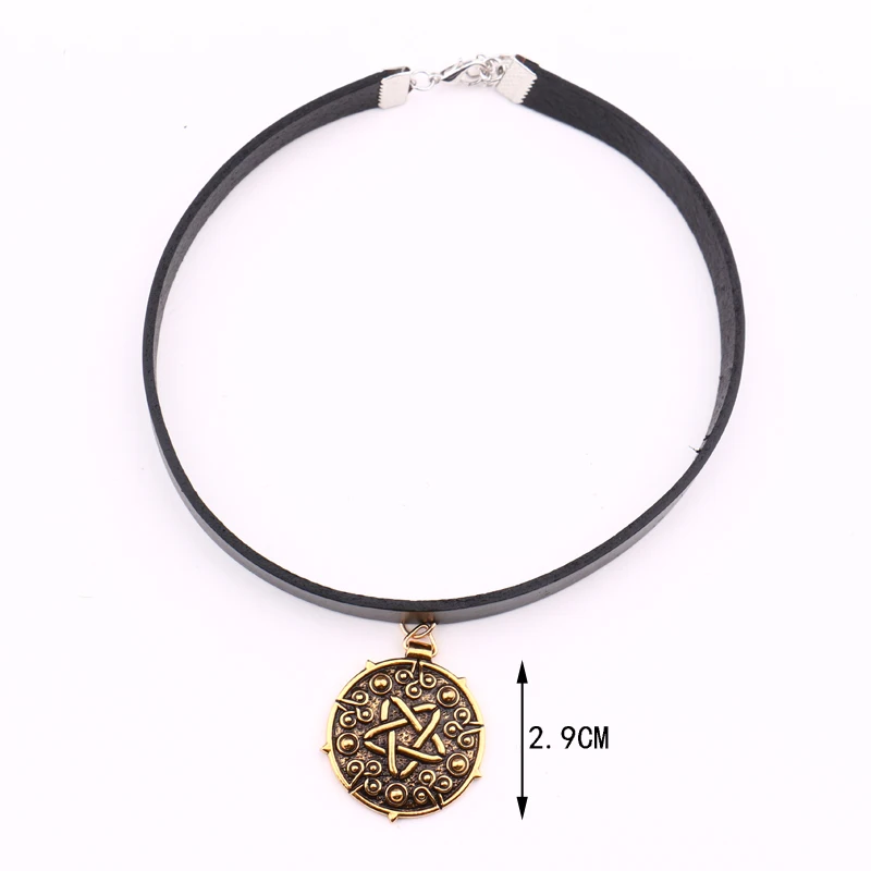 Discount Up to 50% Witcher 3 Yennefer Medallion 32cm+5cm Leather Choker ...
