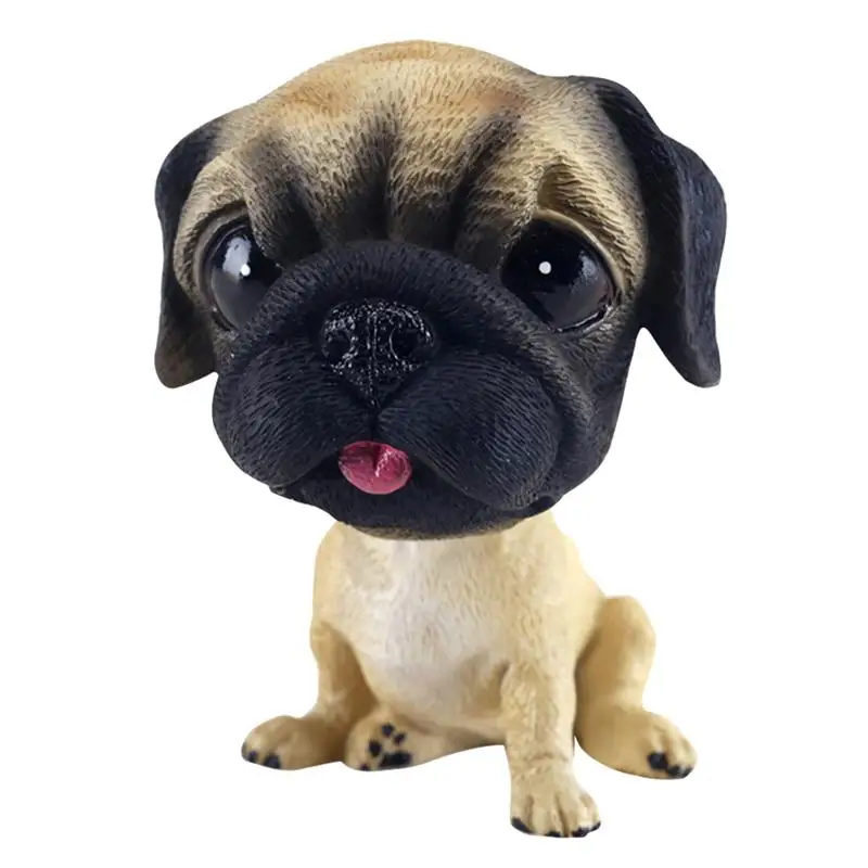 Car Toy Ornaments Cute Dog Shaking Shaking Head Figure Creative Yellow ...