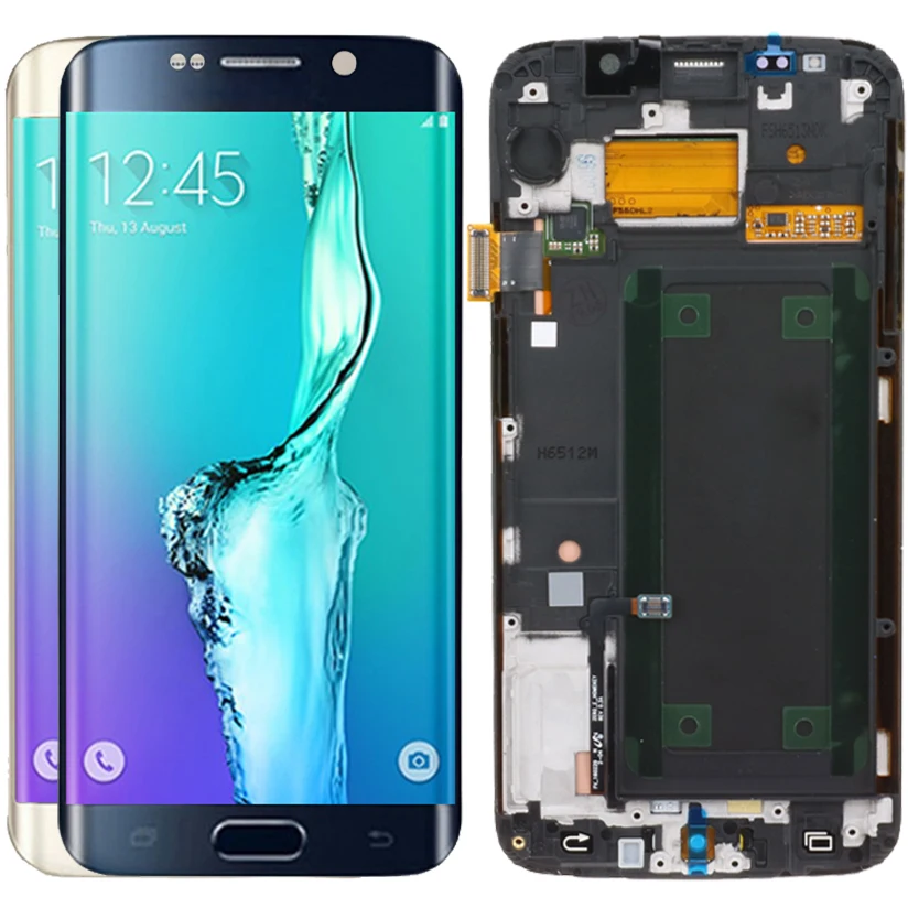 S6 Edge lcd для samsung Galaxy S6 Edge lcd Рамка Дисплей кодирующий ...
