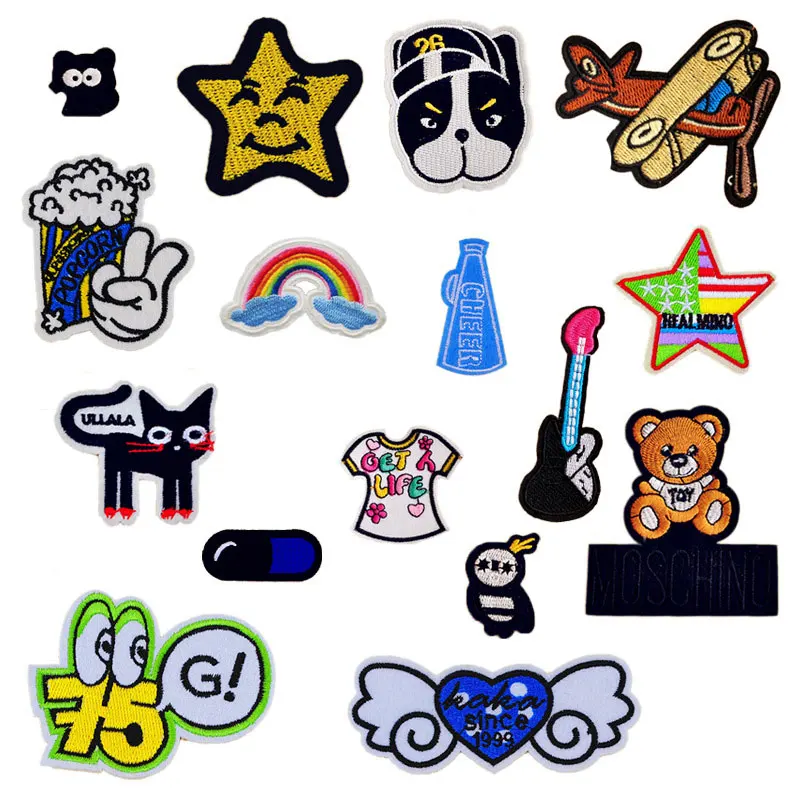 1 PCS Stripes on Clothes Embroidered Cloth Patches for Clothing Iron ...
