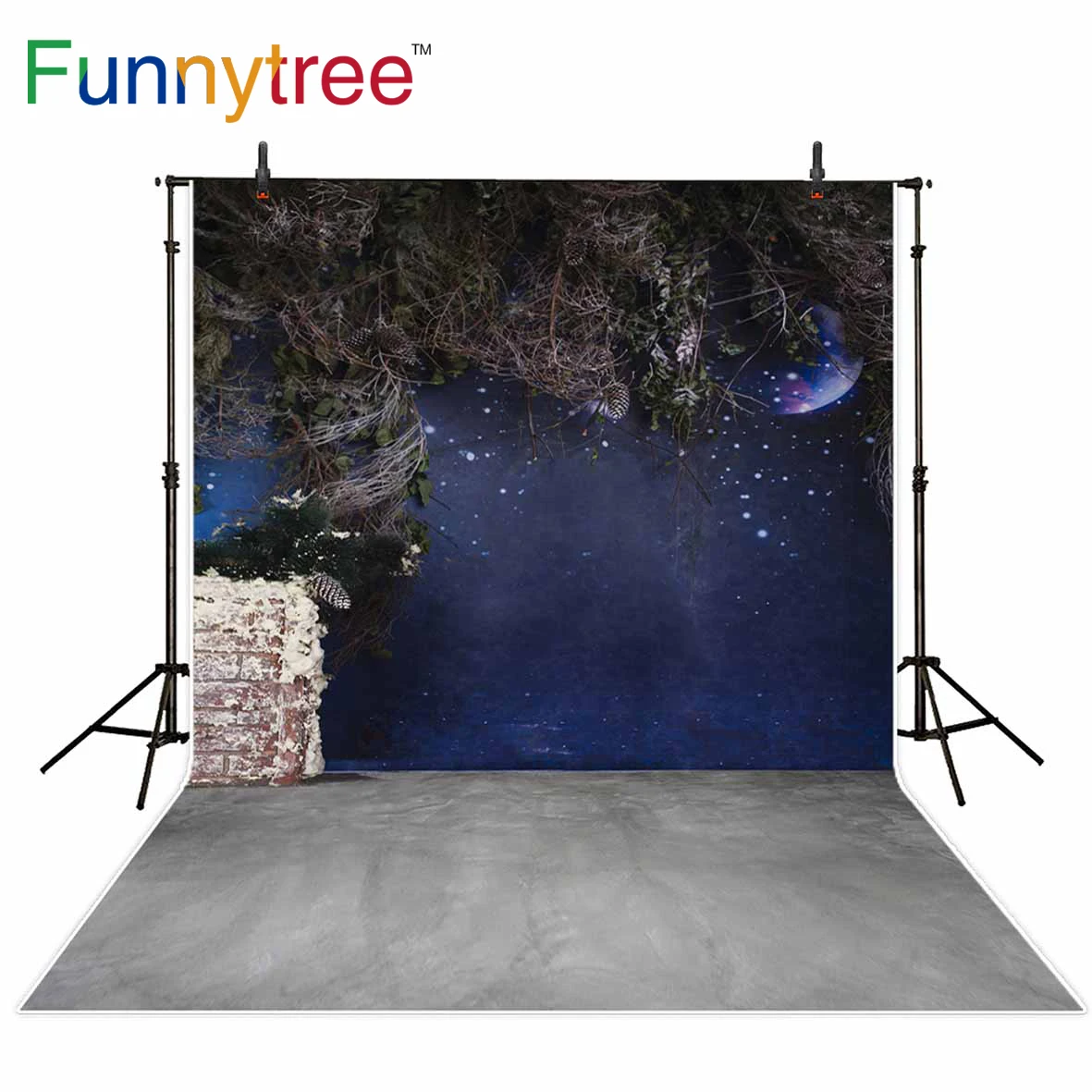 Funnytree photography background abstract starry sky art brick moon ...