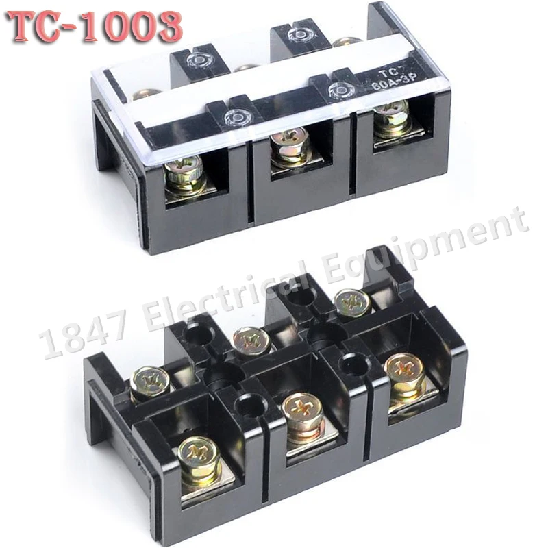 New 1PCS TC 1003 TC1003 Fixed Terminal Dual Row Screw Terminal Block Strip Terminal Connector ...